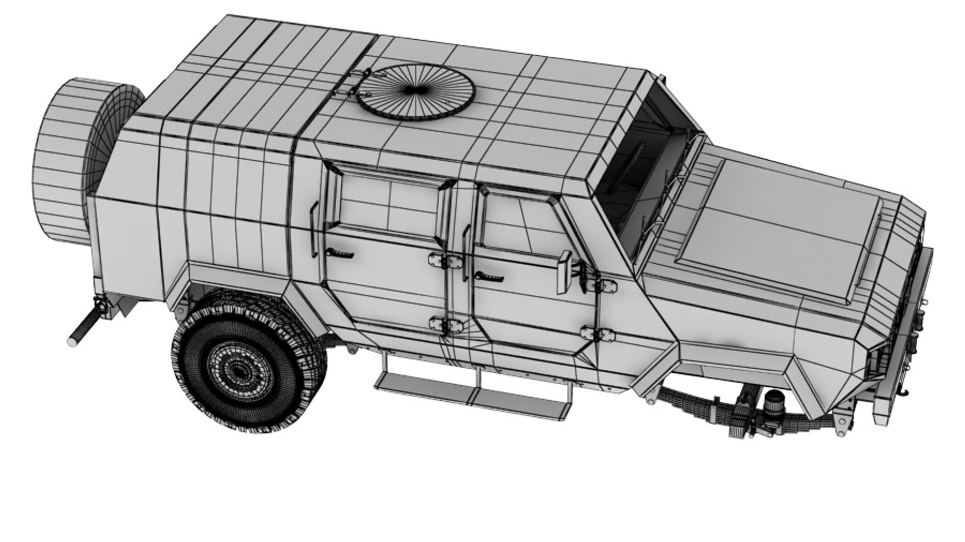 3D Model Military Vehicle - TurboSquid 1644382