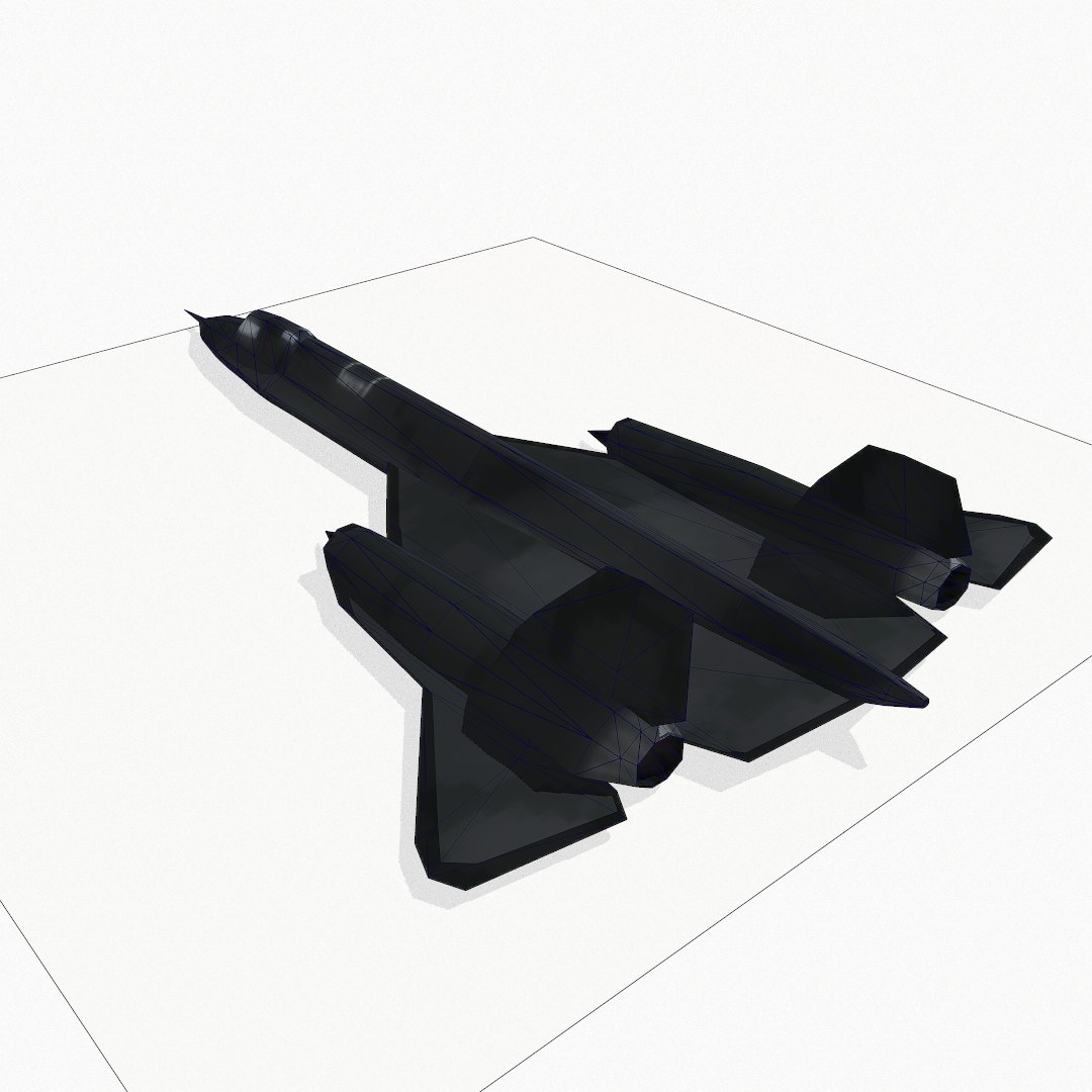 3d Lockheed Sr-71