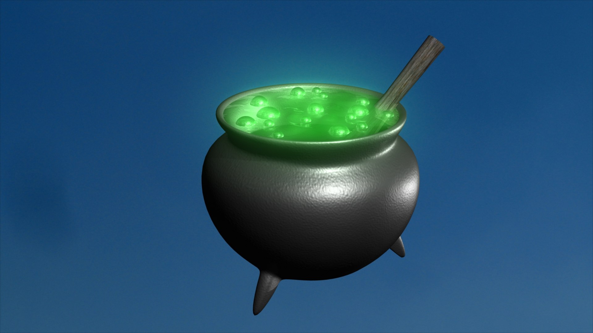 3d Model Cauldron Pot