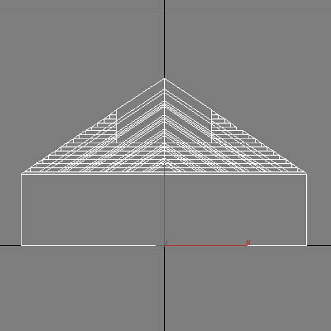 Geometric Block Tile 3d Model