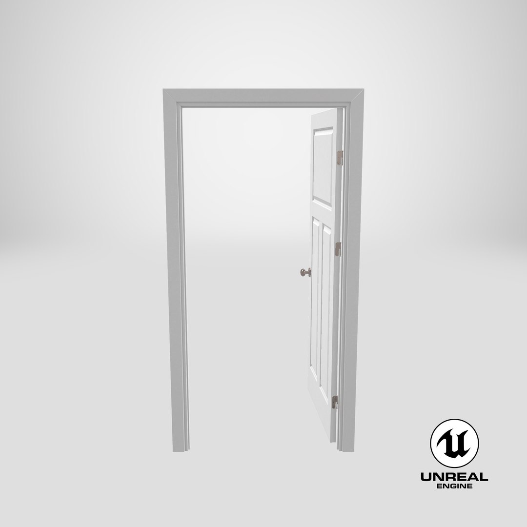 Interior-doors---door-2-wide-open 3D Model - TurboSquid 1230705