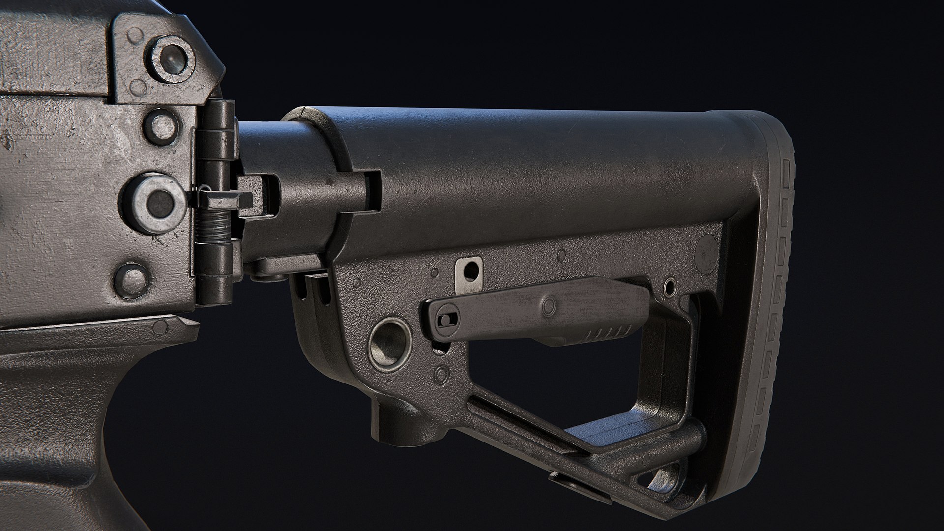 AK-203 Assault Rifle Kalashnikov 200 Series 3D Model - TurboSquid 2401444
