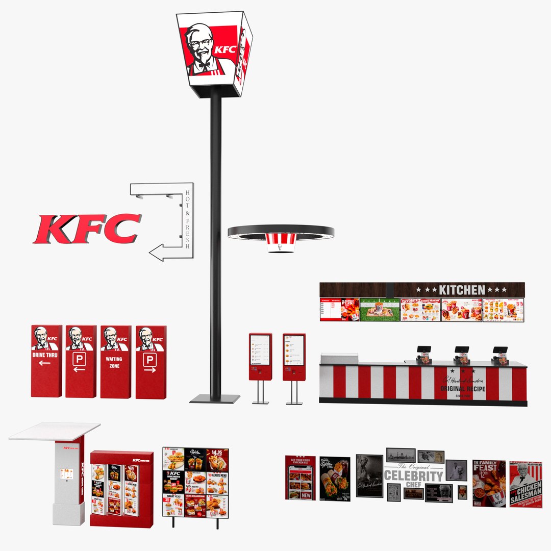3D model kfc - TurboSquid 1675376
