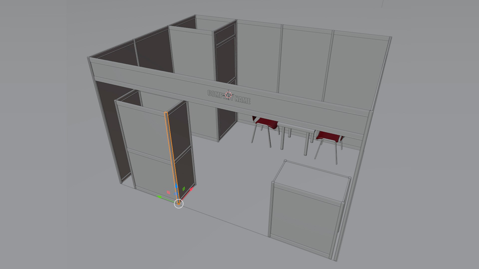 3D Model Octanorm SHELL Stand 12sqm - TurboSquid 1740518