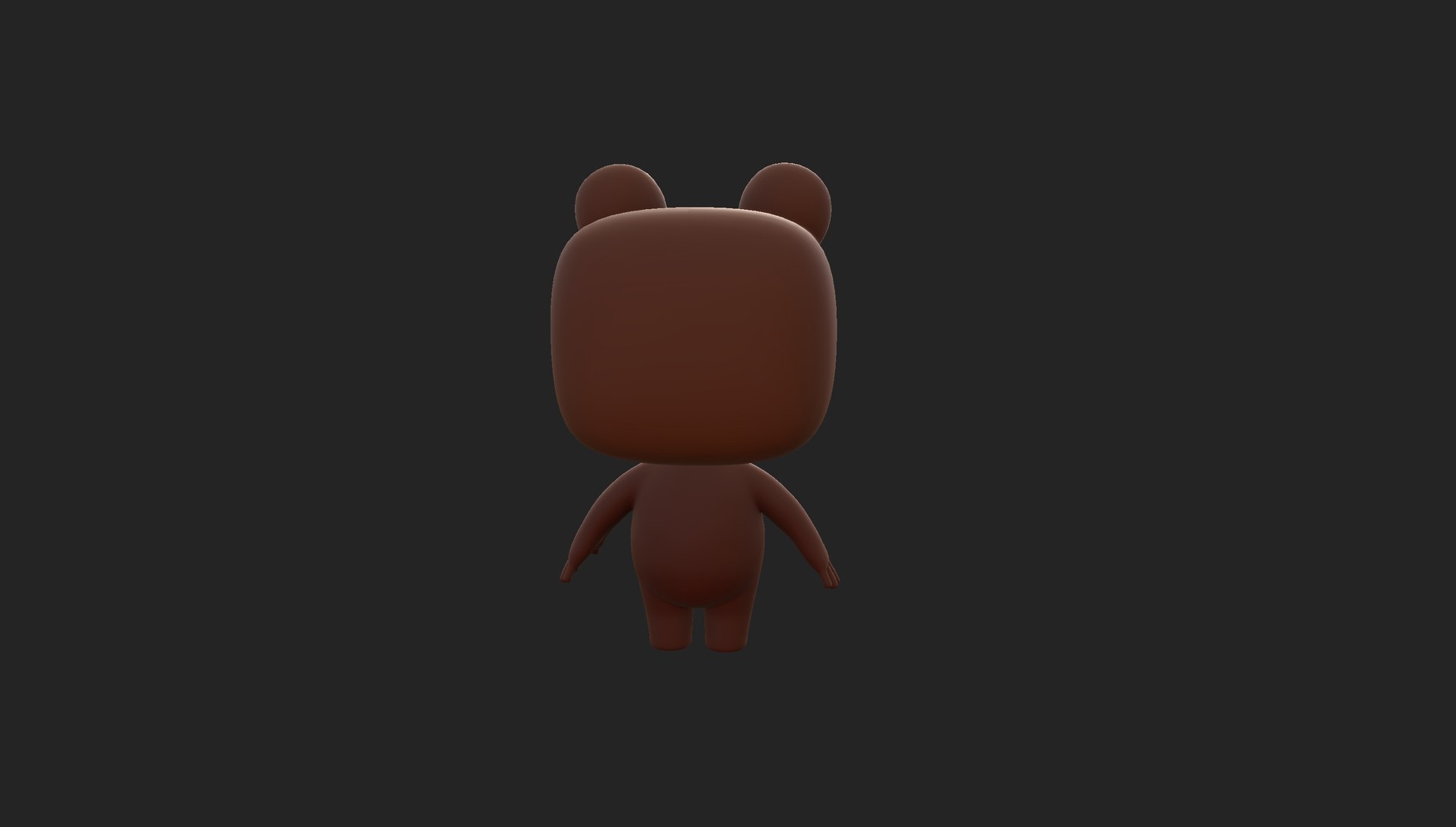 Cartoon Bear 3D model - TurboSquid 2002054