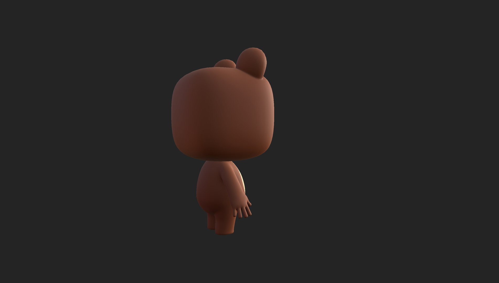 Cartoon Bear 3D model - TurboSquid 2002054