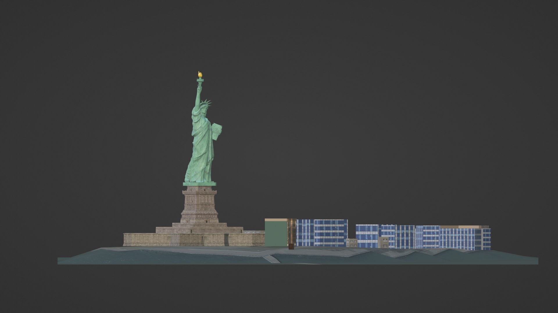 Statue Of Liberty Model - TurboSquid 2028361