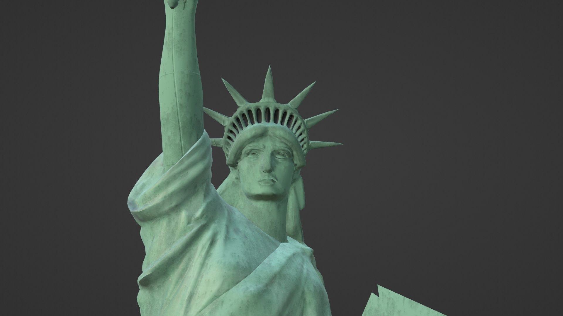 Statue Of Liberty Model - TurboSquid 2028361