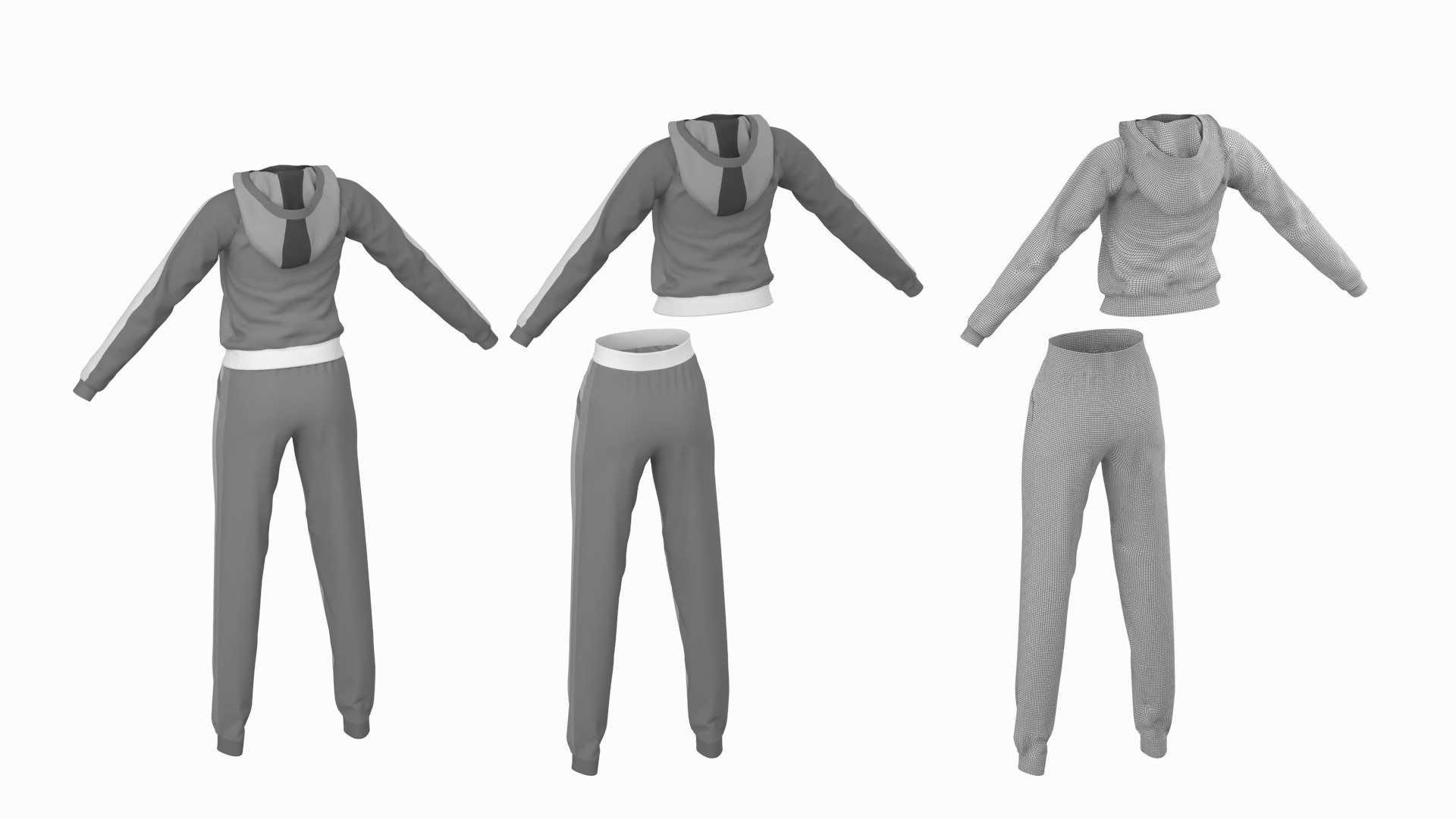 3D Woman Sportswear 12 High Poly Base Mesh - TurboSquid 2110688