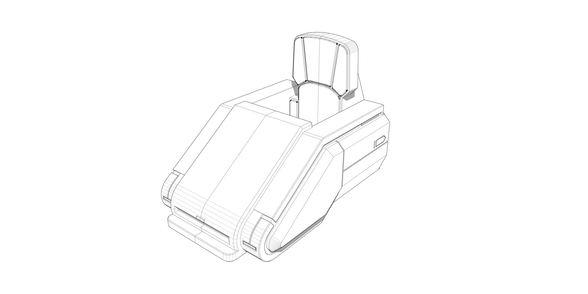 Xavier Hover Chair 3D Model - TurboSquid 2297113