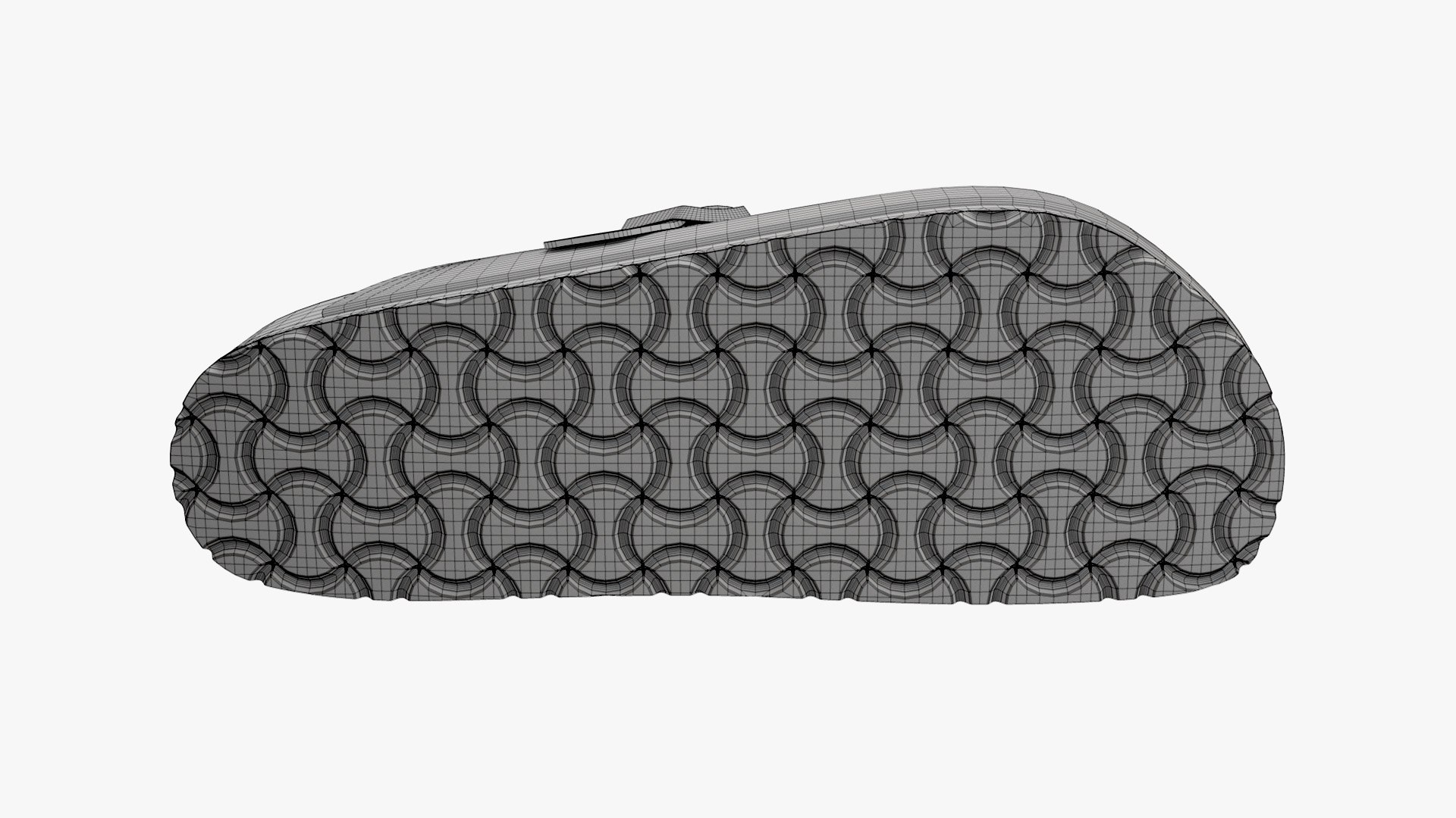 Birkenstock Boston Grey Suede Model - TurboSquid 2142552