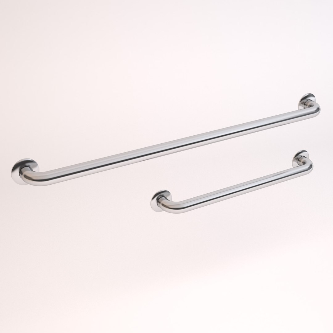 3D handicap railing model - TurboSquid 1255678