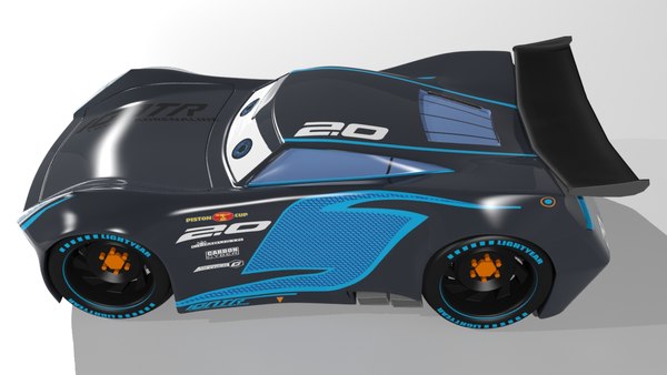 Jackson storm cars 3 model - TurboSquid 1189077