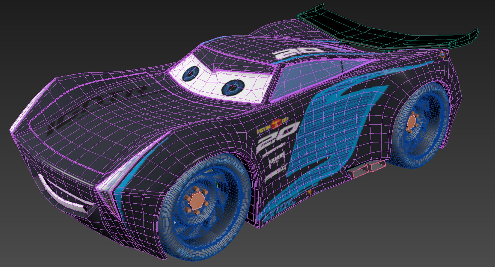 Jackson Storm Cars 3 Model - TurboSquid 1189077