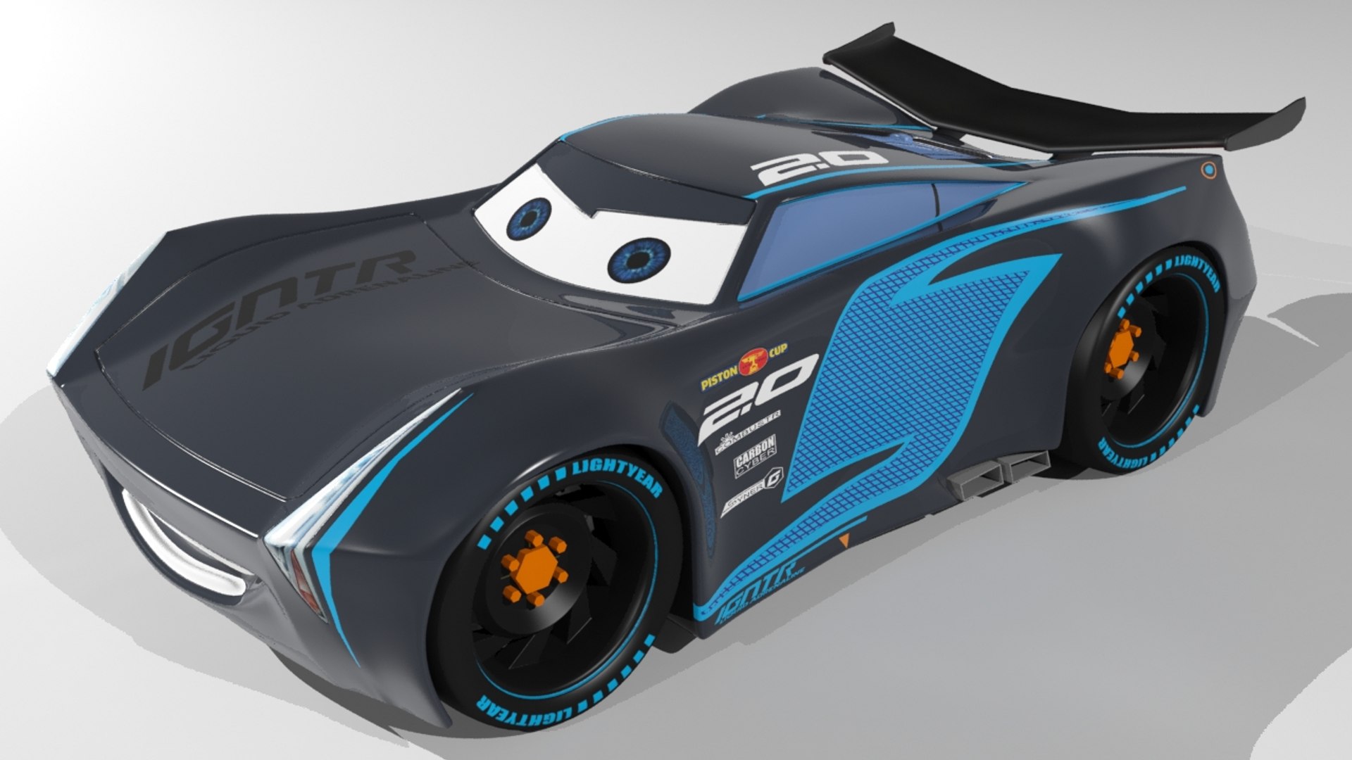 Jackson Storm Cars 3 Model - TurboSquid 1189077
