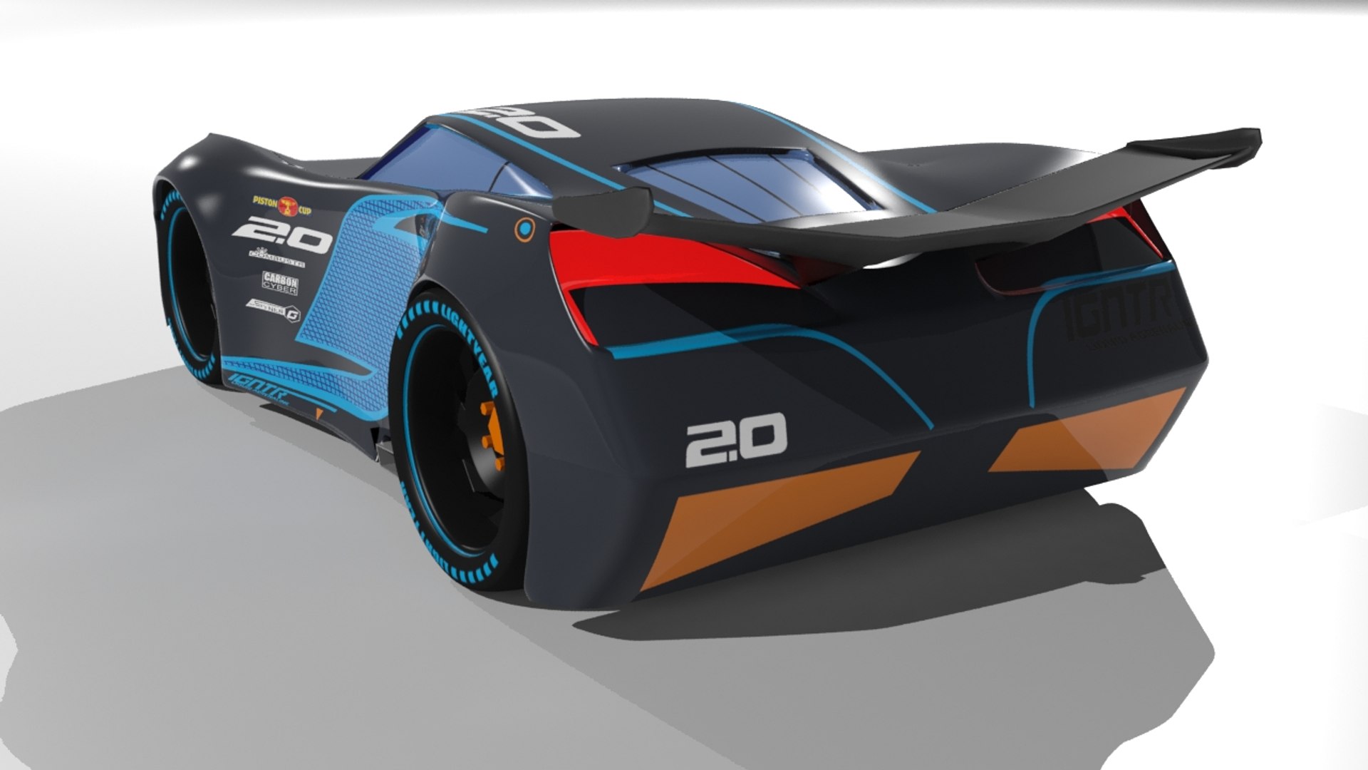 Jackson Storm Cars 3 Model - TurboSquid 1189077