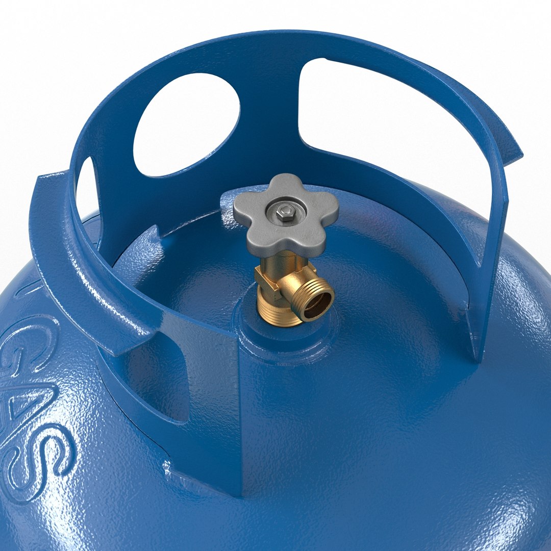 Gas Cylinder 2 3d Max
