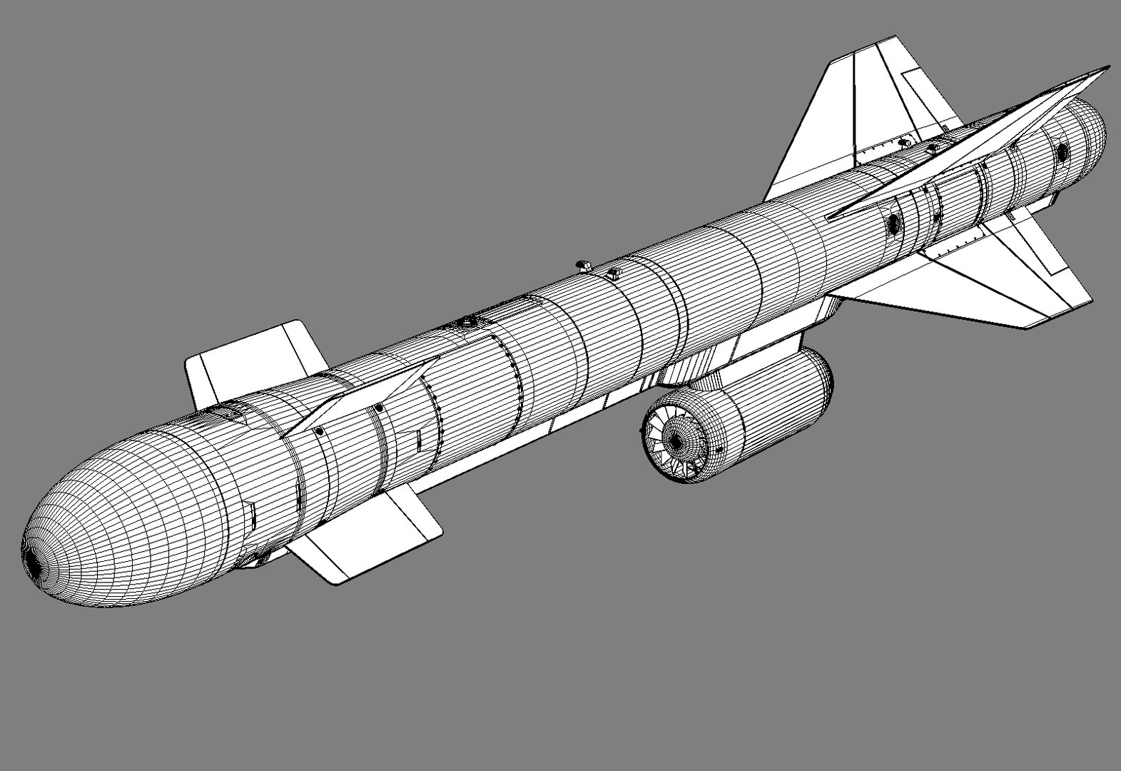 3d Kh-59mk2 Missile Model