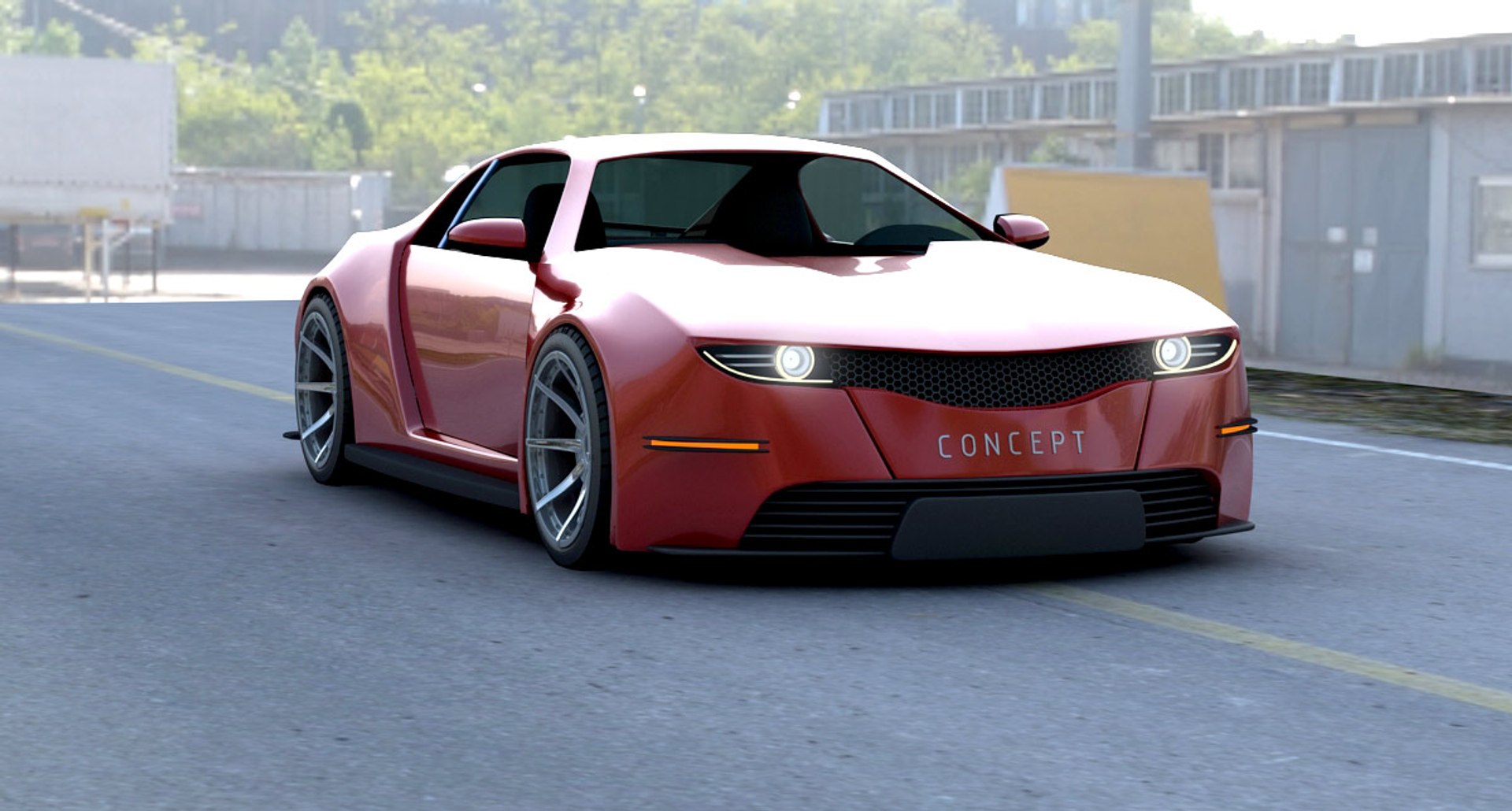 3d Max Concept Sport Car