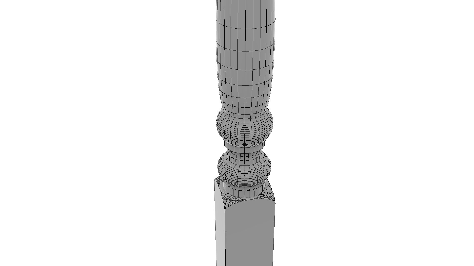 3D Model Staircase Spindle - TurboSquid 2025553