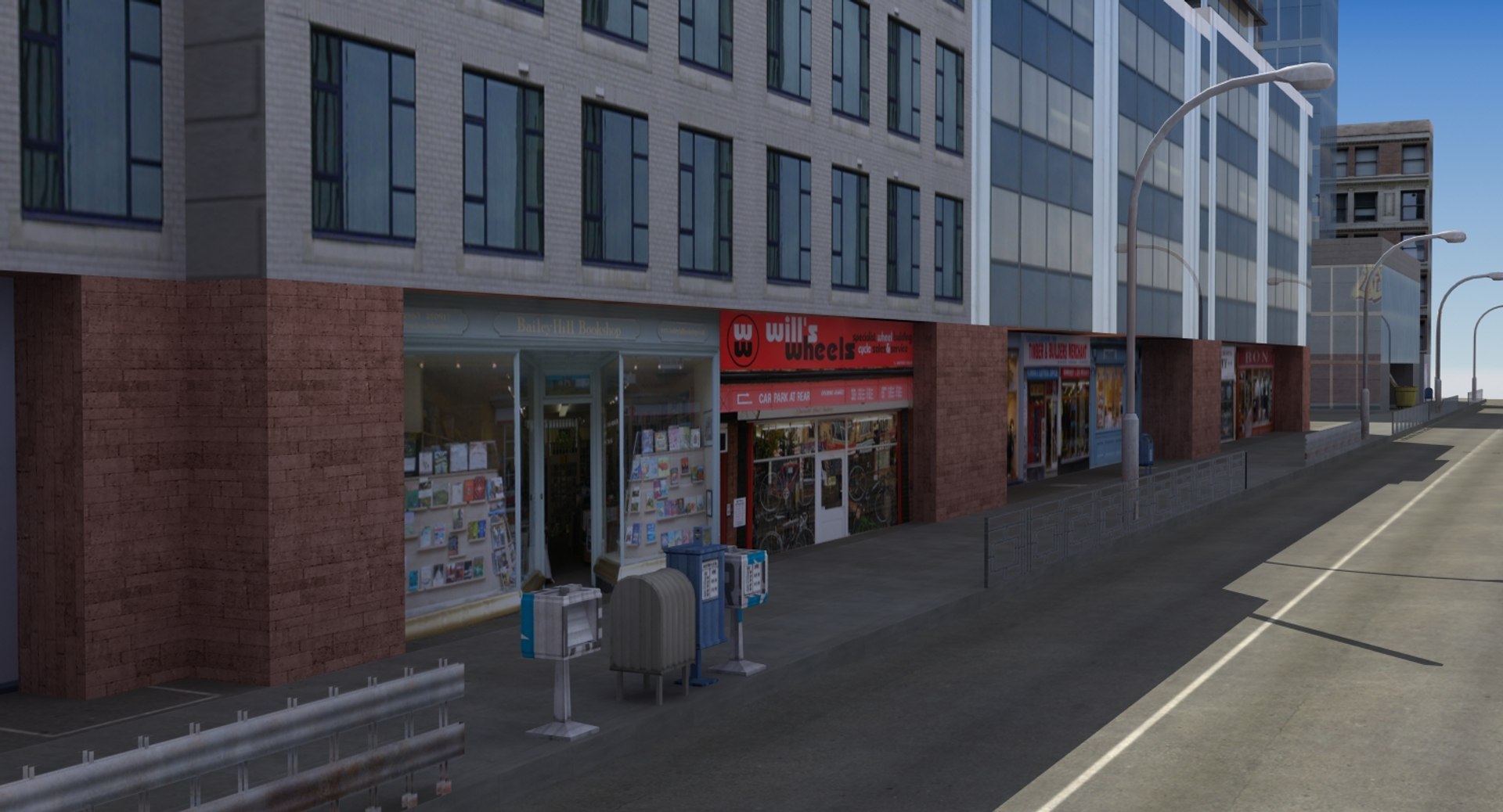 3ds Hdrt City Block Buildings