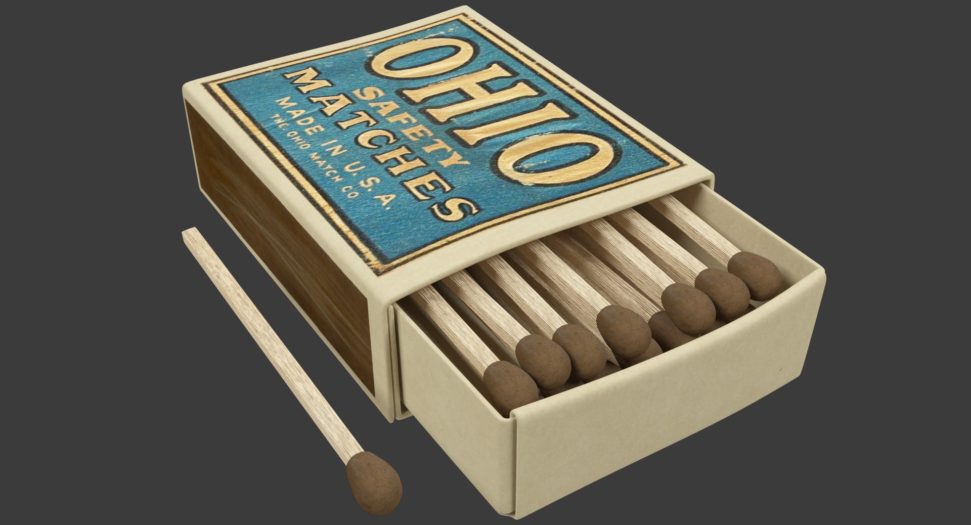3d Obj Matchbox Lights
