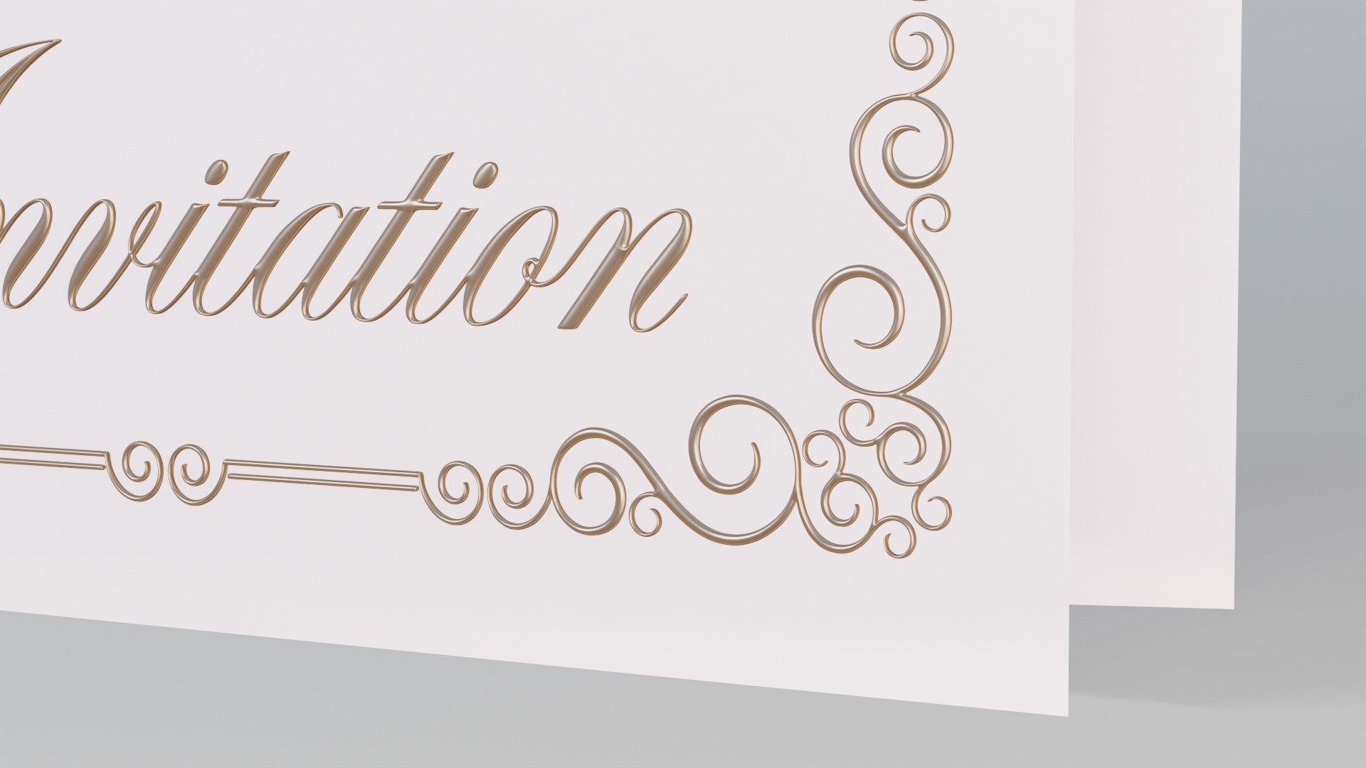 3D Invitation Card - TurboSquid 2247768