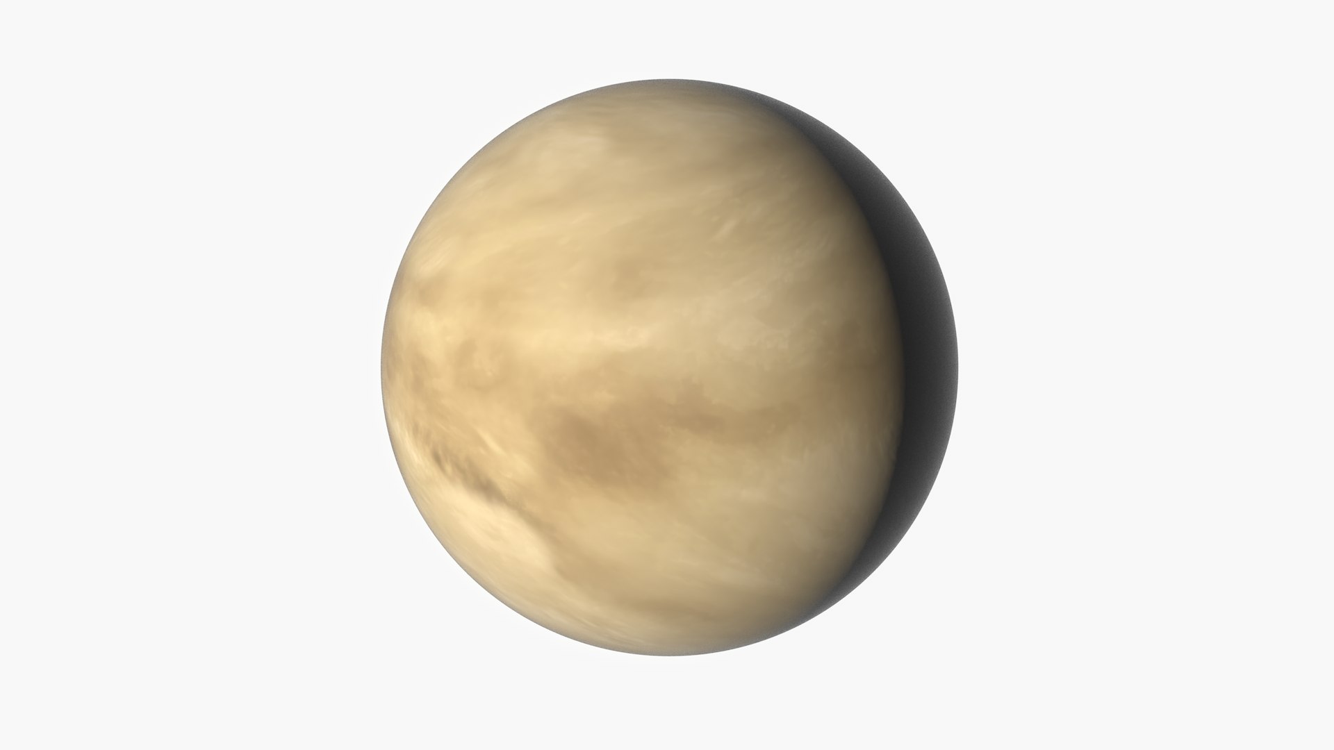 Realistic Planet Venus 3D Model - TurboSquid 1698865