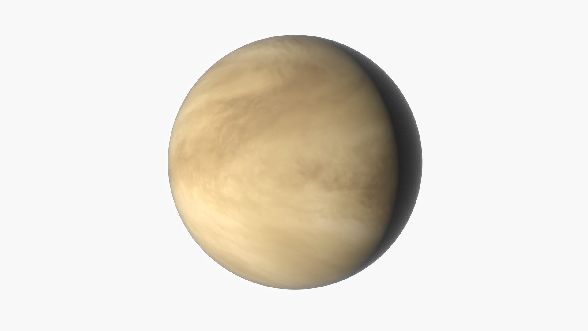 Realistic Planet Venus 3D Model - TurboSquid 1698865