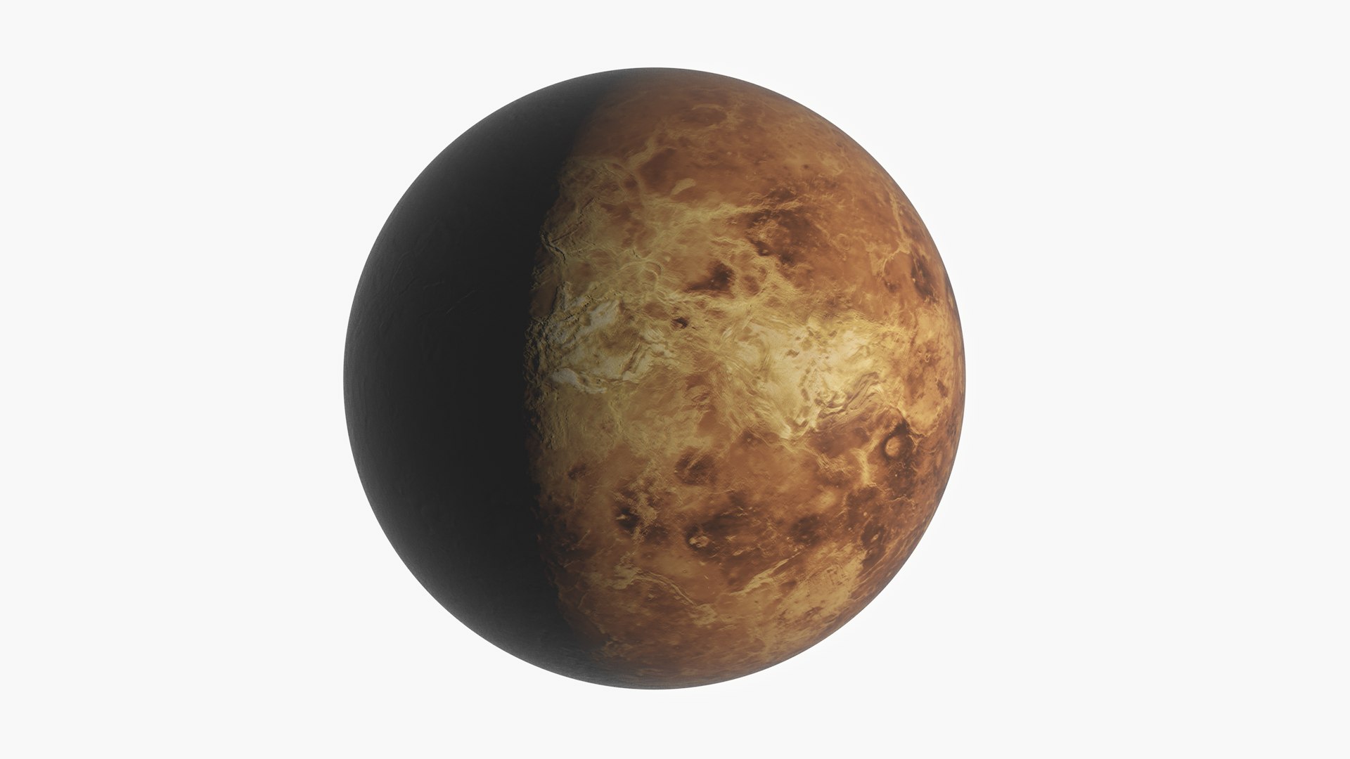 Realistic Planet Venus 3D Model - TurboSquid 1698865