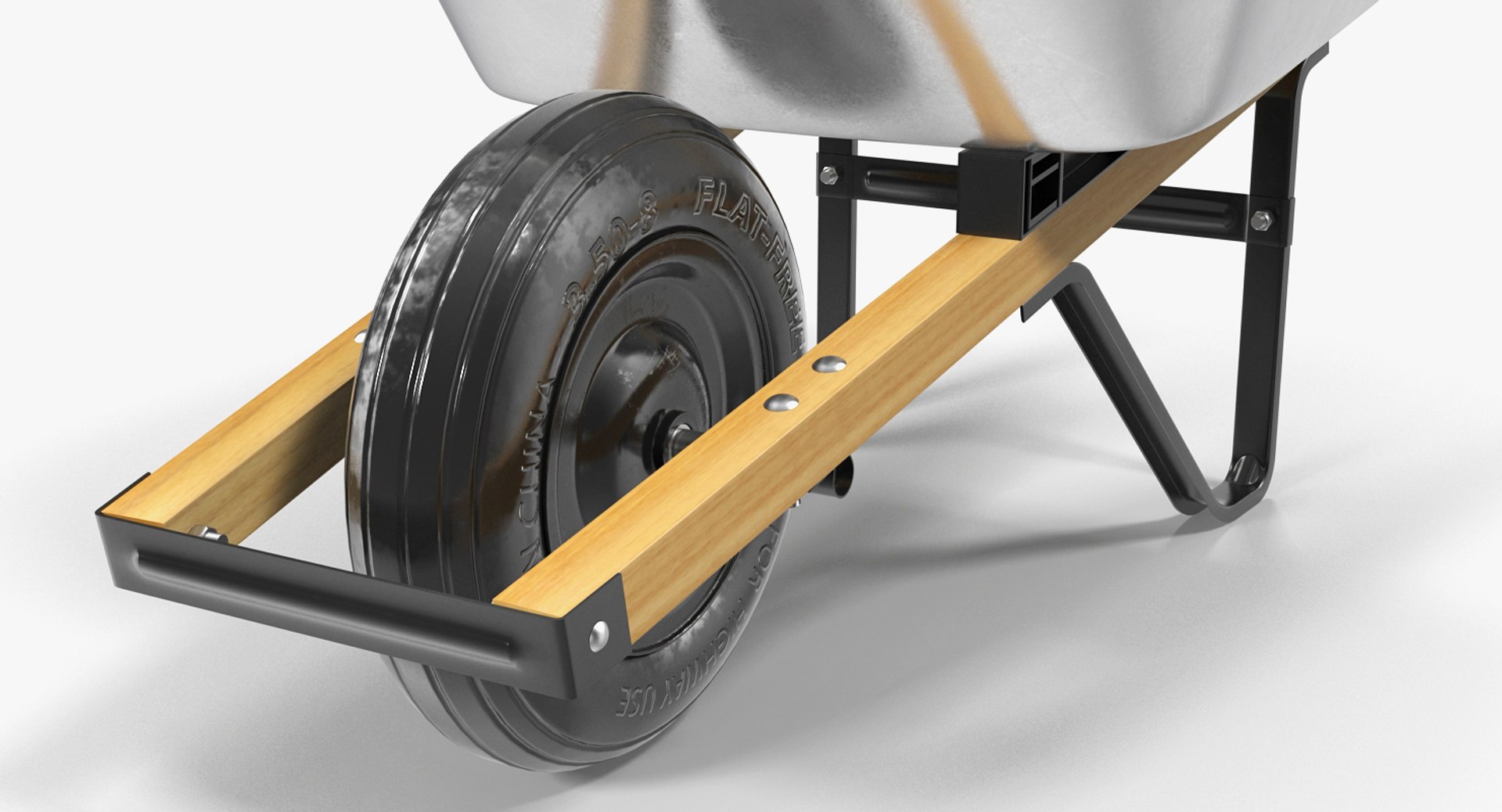 3D Easiload Galvanised Wheelbarrow Model - TurboSquid 1242845