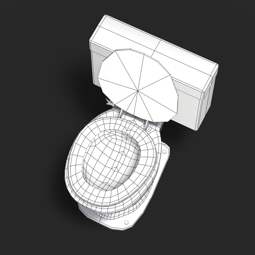 Toilet 3d Max