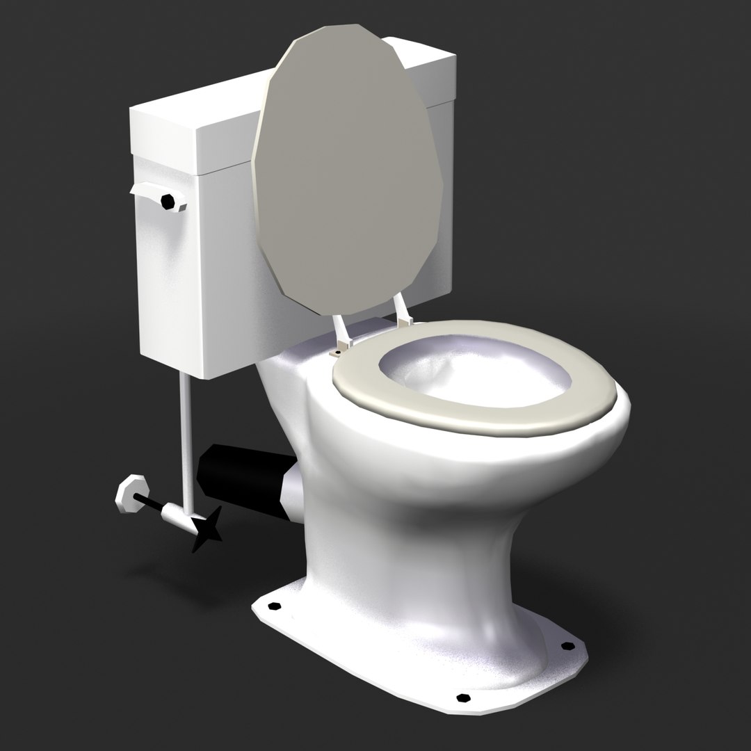 Toilet 3d Max