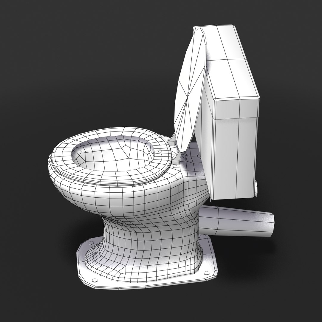 Toilet 3d Max