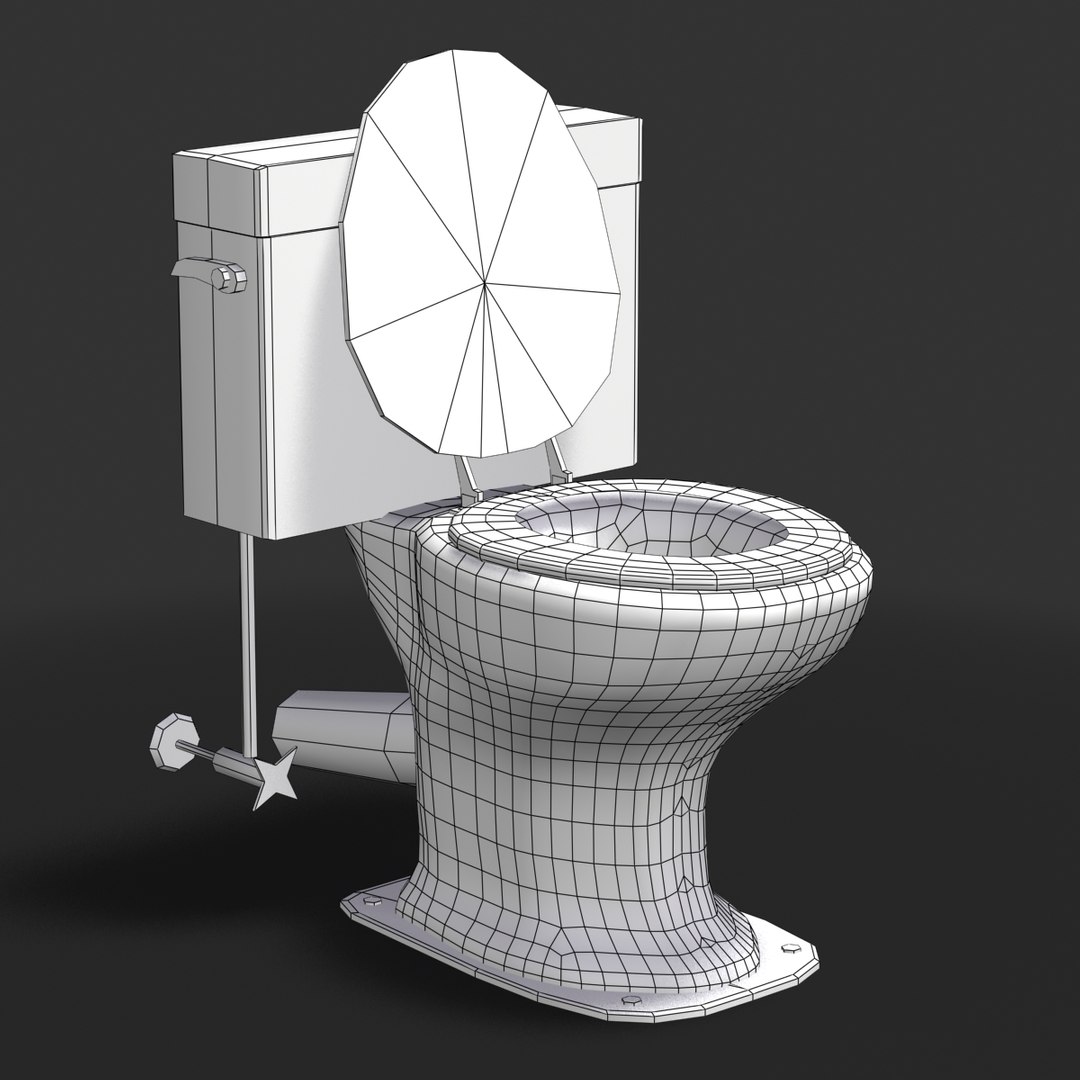Toilet 3d Max