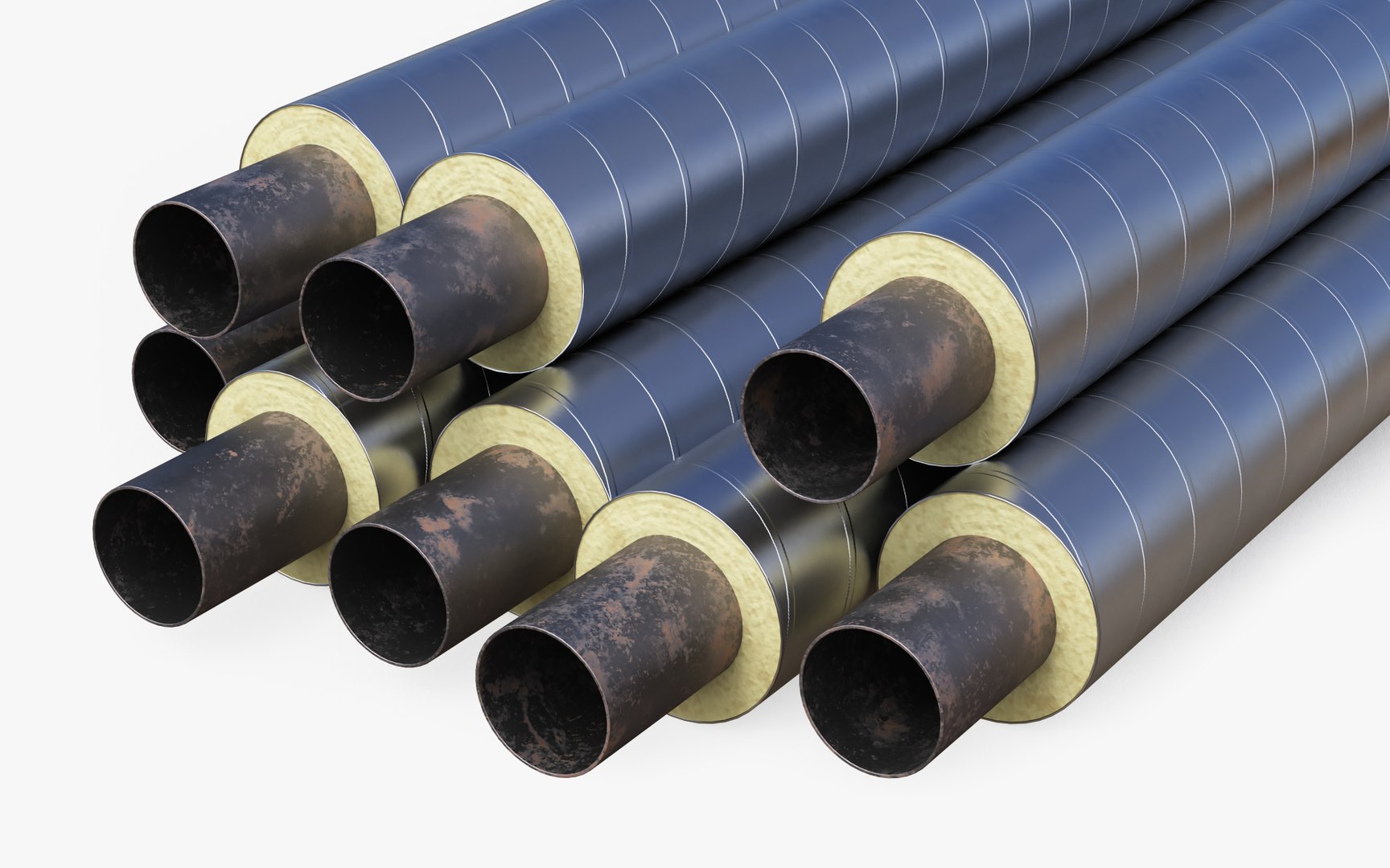 3D Thermo Pipes - TurboSquid 2016245