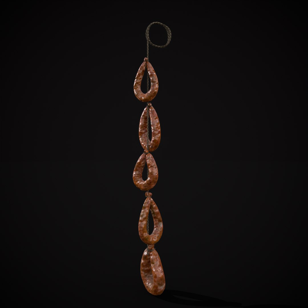 Hanging Turkey Kielbasa Model - TurboSquid 2215206