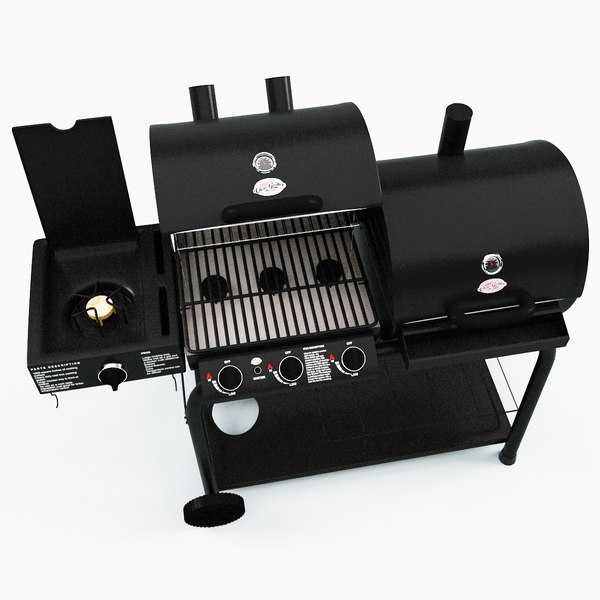 3d model barbecue v2