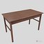 3d Model Table Old Wooden