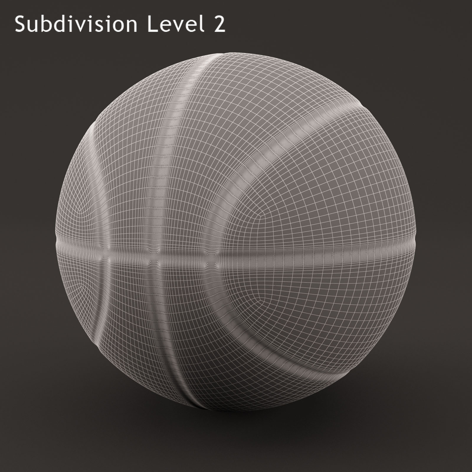3d model basketball classic style