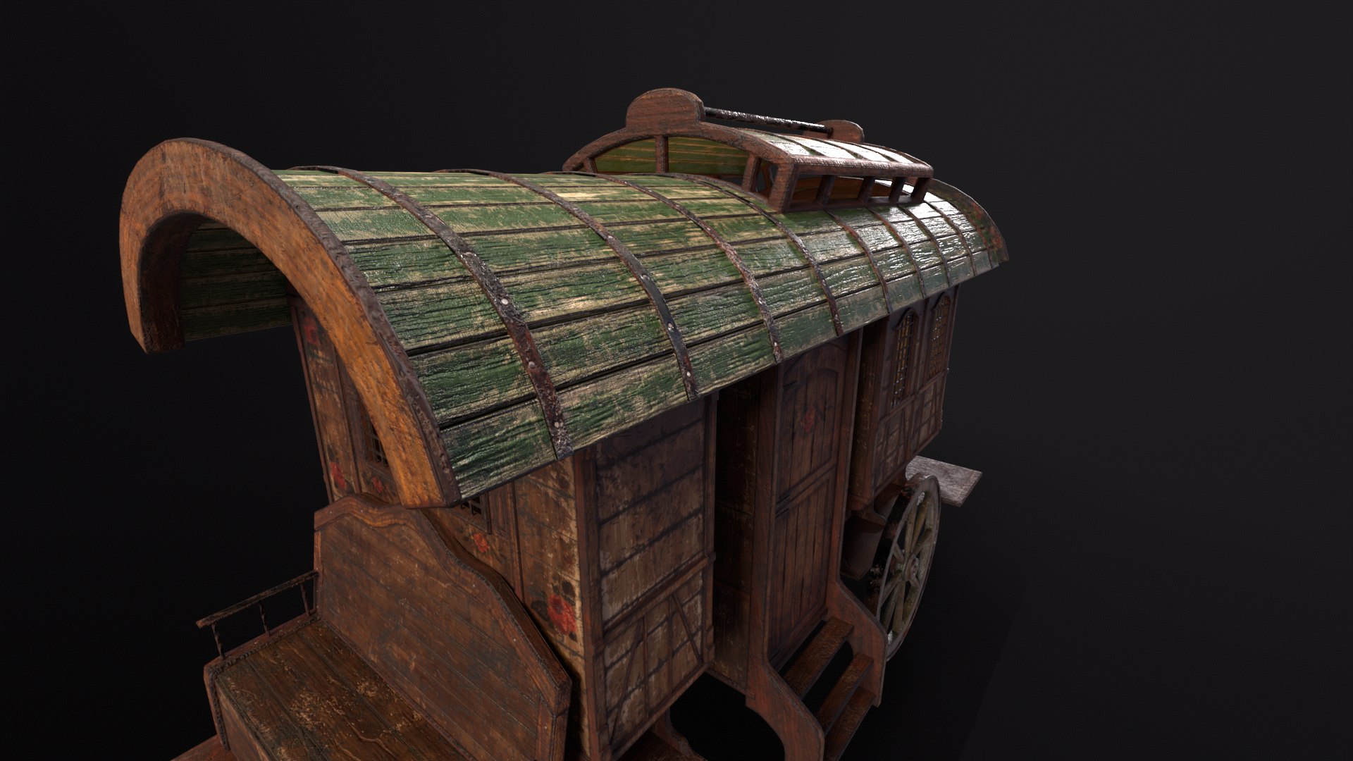 Medieval Wagon Model - TurboSquid 2197061