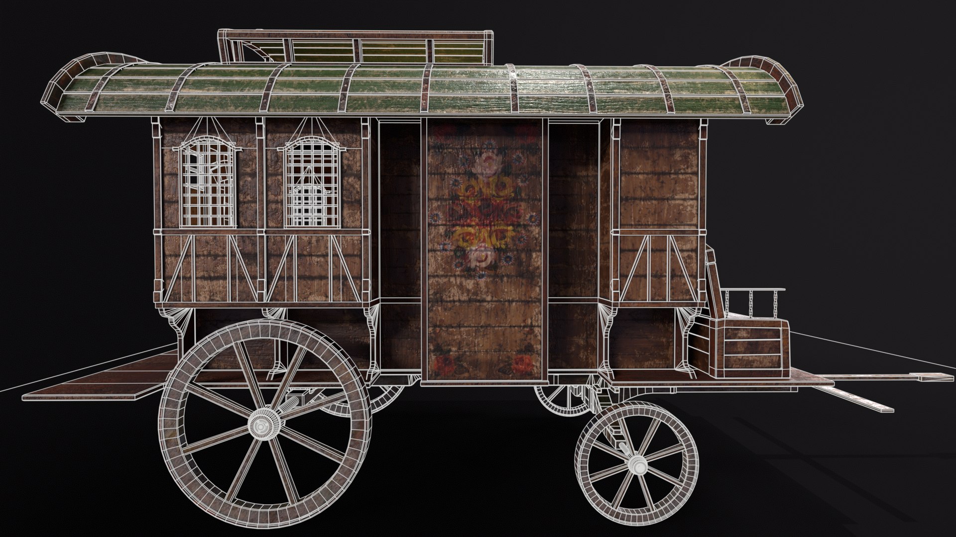 Medieval Wagon Model - TurboSquid 2197061