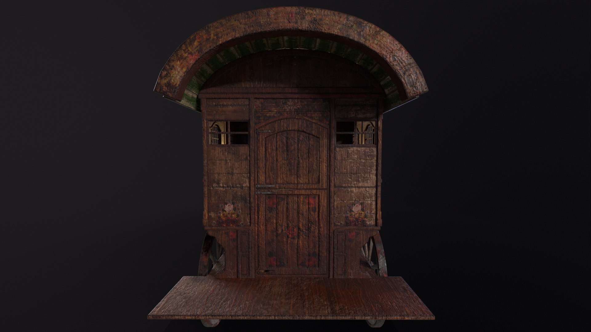 Medieval Wagon Model - TurboSquid 2197061