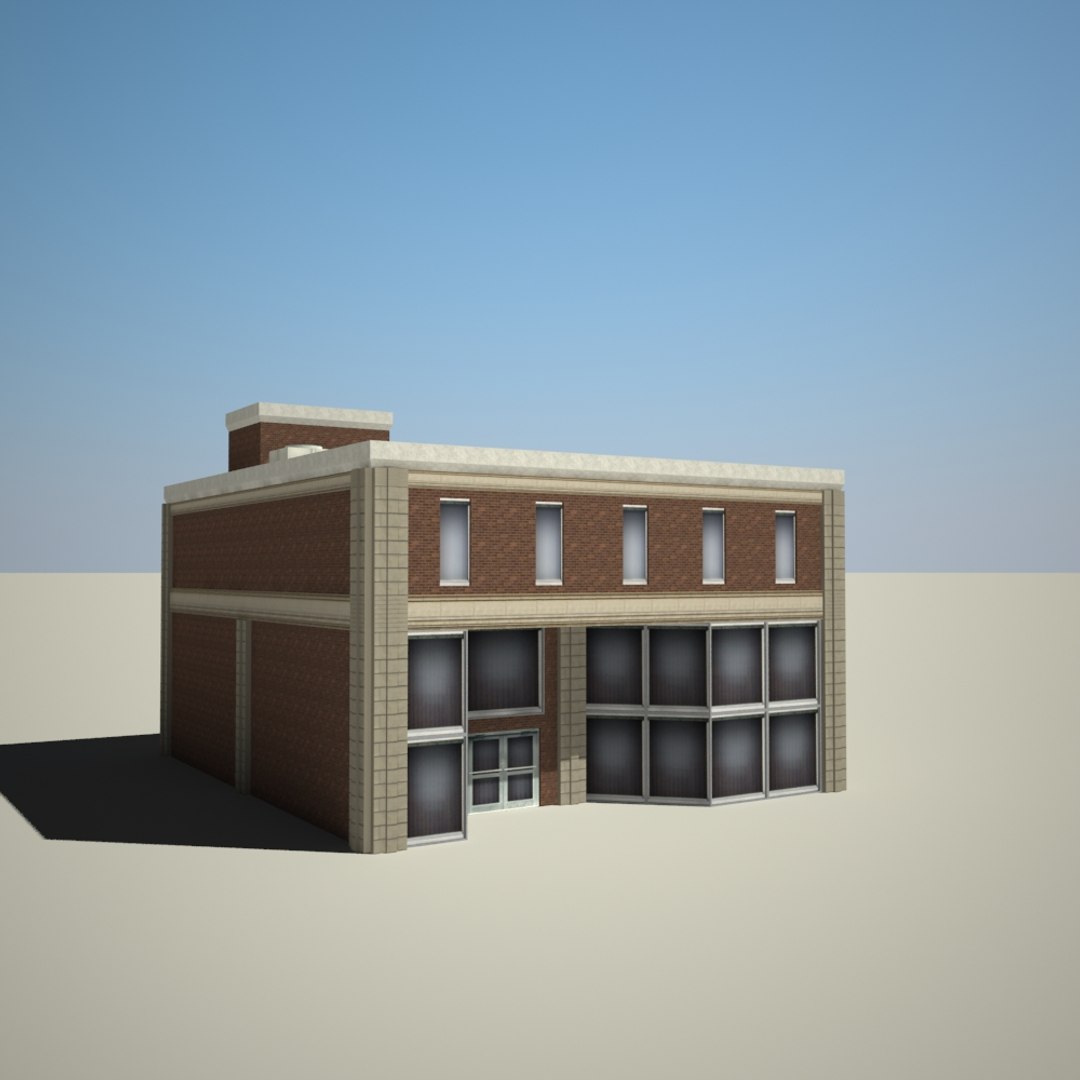 city building 3d obj