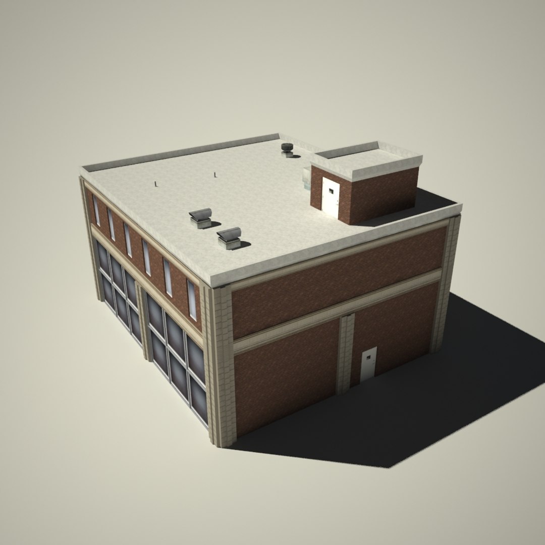 city building 3d obj