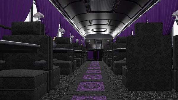 Gothic Steam Train 3D model - TurboSquid 1826233