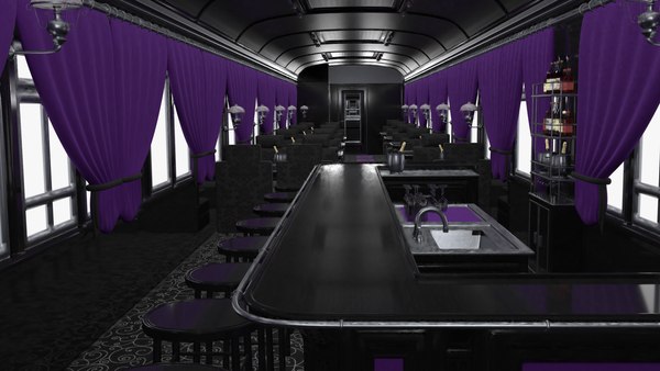 Gothic Steam Train 3D model - TurboSquid 1826233