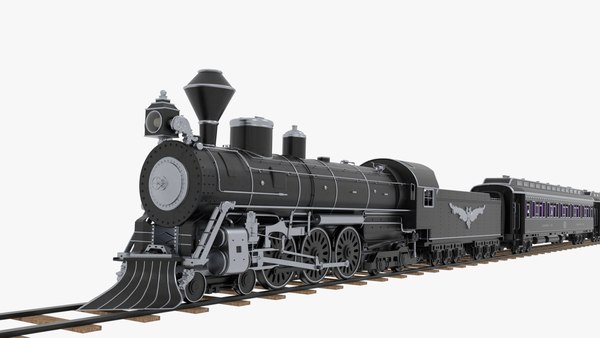 Gothic Steam Train 3D model - TurboSquid 1826233