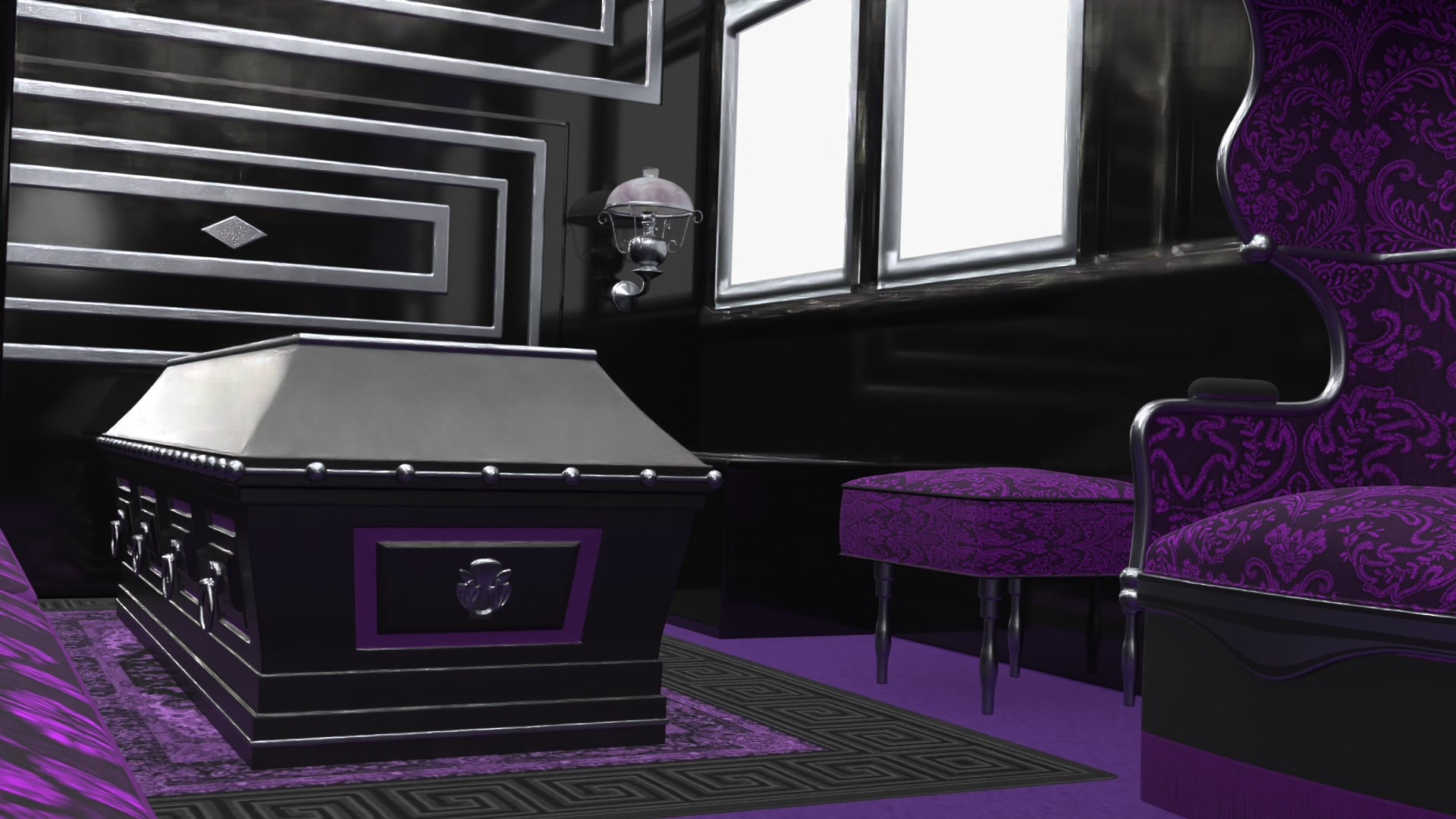 Gothic Steam Train 3D model - TurboSquid 1826233