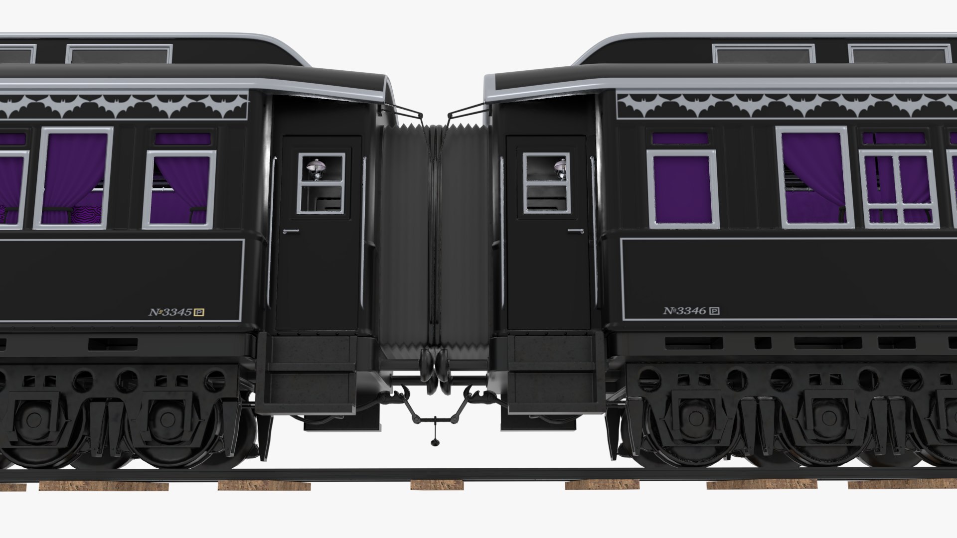 Gothic Steam Train 3D model - TurboSquid 1826233